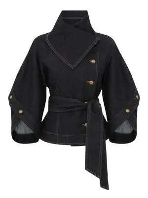 Zimmermann Long-sleeve Denim Jacket - Black