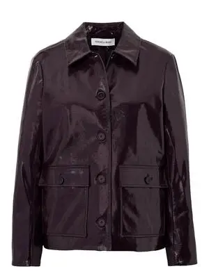 Veronica Beard Short Leather Jacket - No