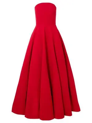 Solace Strapless Crepe Gown - No