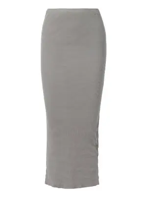 JAMES PERSE Ribbed Cotton And Cashmere-blend Maxi Skirt - No