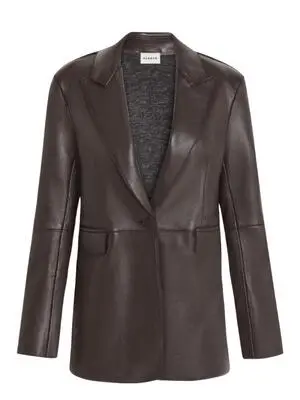P.a.r.o.s.h Leather Blazer - Black