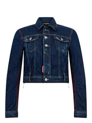 Dsquared2 Dark Bomber Jacket - Blue