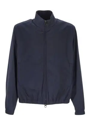 Loro Piana Stand Collar Zip-up Jacket - Black