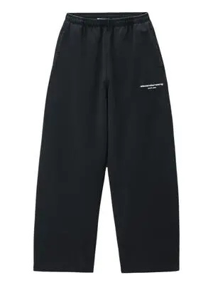 Alexander Wang Logo Fleece Sweatpants - Black