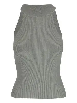 BRUNELLO CUCINELLI Brunello Cucinelli Ribbed Knit Sleeveless Top