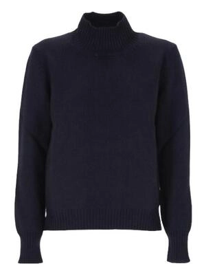 GRAN SASSO Gran Sasso Turtleneck Sweater With Ribbed Cuffs And Hem Black