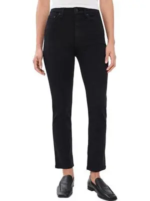 Rag & Bone Flexi Wren High-rise Ankle Slim Jeans - Black