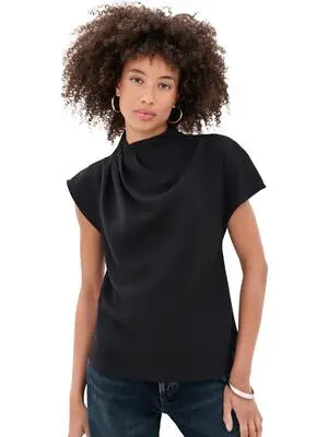 Staud Davina Blouse - Black