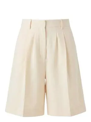 ANINE BING Bryson Tailored Shorts - Cream