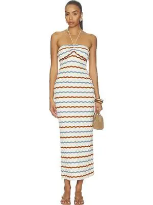 SAYLOR Saylor Pierrette Dress In Cream.