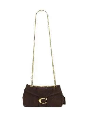 COACH Soft Quilted Suede Tabby Shoulder Bag 26 In Chocolate - Dark Chocolate