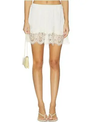 Free People X Intimately Meet Me In The Middle Half Slip Skirt - Tofu