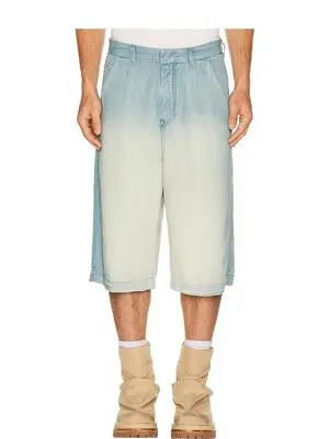DIESEL® D-tylor-short-s Relaxed Fit Chambray Shorts - Blue