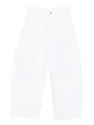 Alaïa Rodeo Denim Cotton Jeans - White