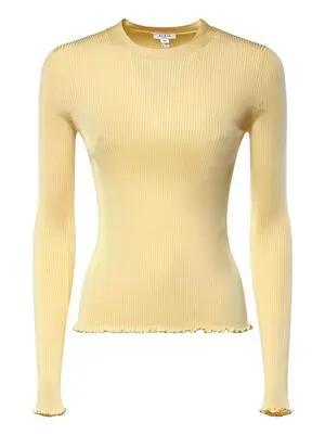 ALAÏA Alaïa Ribbed Silk Top
