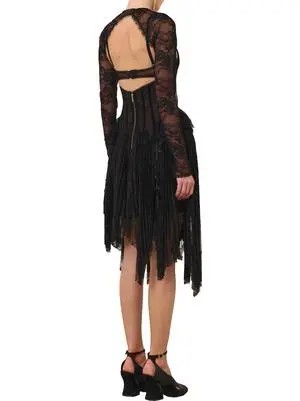 Zimmermann Valiant Lingerie Mini Dress - Black