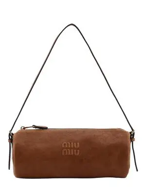 Miu Miu Mini Aviator Bag Nappa Leather Brown