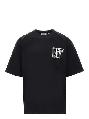 Off-White City Nature' Cotton T-hirt - Black