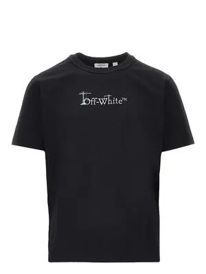 Off-White 'spices Arrow Skate' Cotton T-shirt An Black