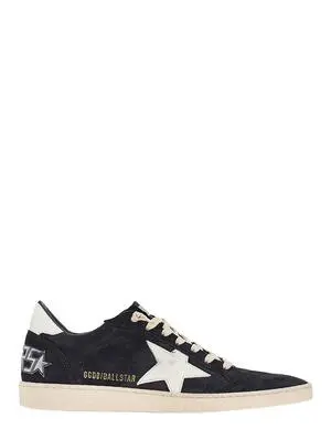 GOLDEN GOOSE Golden Goose Ballstar Suede Leather Sneakers