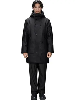 Rains Nome Long Parka: Waterproof & Insulated Outerwear - Black