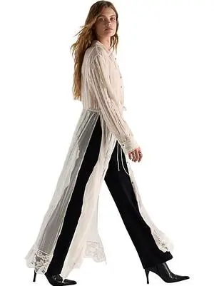 Free People Gianna Maxi Top - Tea