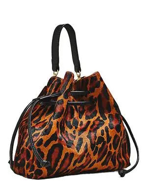 BTB LOS ANGELES Harlow Bucket Bag - Leopard