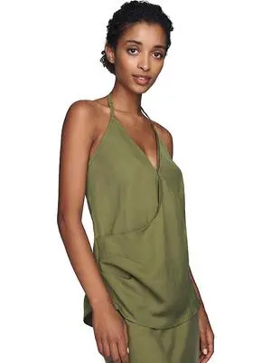 ANTHROPOLOGIE By Anthropologie Bias Wrap Halter Top