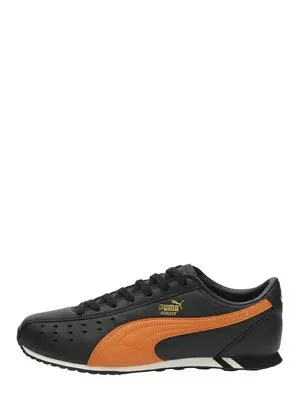 PUMA Sprint Leather Sneakers - Black/maple Syrup