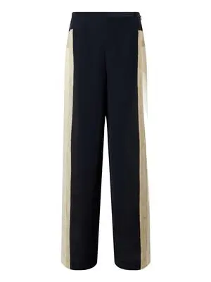 SIR. Sona Silk Crepe De Chine Wide-leg Pants - Cream