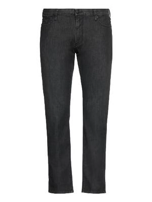 Emporio Armani Lead Cotton Elastane Tapered Jeans - Grey