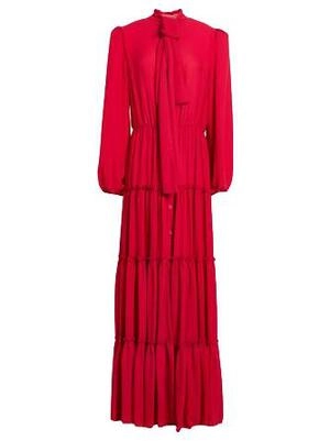 CRISTINAEFFE Maxi Dress Size Polyester - Red