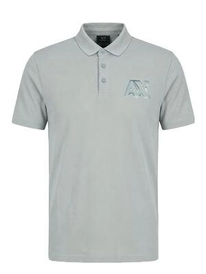 Armani Exchange Polo Shirt Size Cotton - Grey