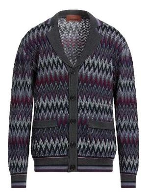 MISSONI Wool Cardigan With Signature Print
