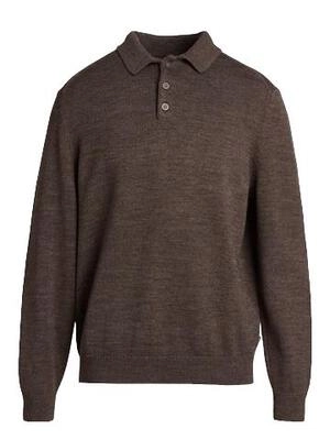 Armani Exchange Cotton, Acrylic, And Virgin Wool Blend Sweater - Grey