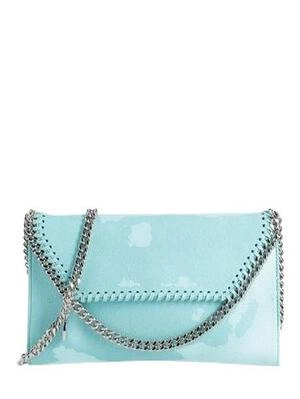 Stella McCartney Cross-body Bag Turquoise Polyester - Blue