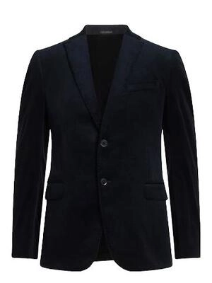 Emporio Armani Blazer Size Cotton - Blue