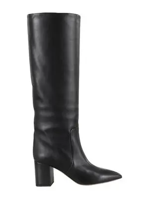 Paris Texas Leather Ankle Boots - Black