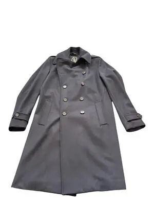 SEALUP Long-sleeved Double-breasted Coat - Gray