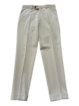 Hugo Boss Tailored Casual Pants With Belt Loops And Multiple Pockets - Gray