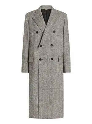 Dolce & Gabbana Double-breasted Long Coat - Gray
