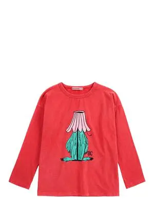 BOBO CHOSES Hidden Monster Tshirt - Red
