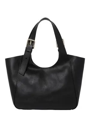Furla Small Dora Buckle-detail Leather Tote Bag - Black