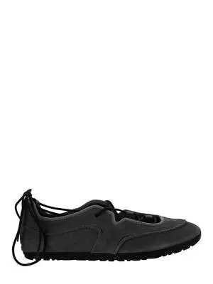 UGG Lace-up Flat - Black