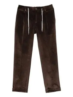 BARBA NAPOLI Drawstring Casual Pants - Moro