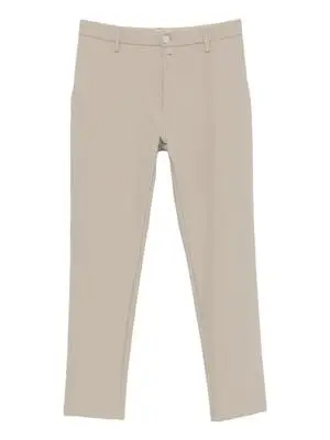 Jacob Cohen Logo-plaque Trousers - Light Brown