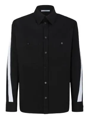 Givenchy Collared Long-sleeve Shirt - Black