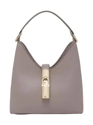 Furla Mini Iride Leather Tote Bag - Grey