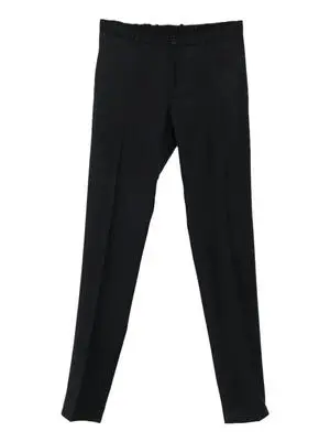 Incotex Pressed-crease Slim-fit Trousers - Navy Blue