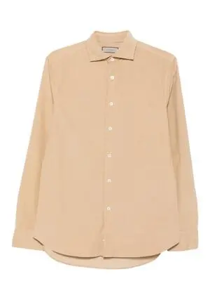 Canali Long-sleeved Shirt - Nude